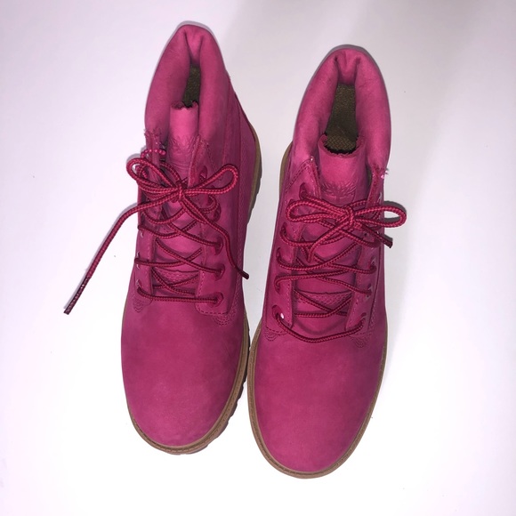 Timberland | Shoes | Nwt Rose Red Timberland Premium Waterproof Boots ...